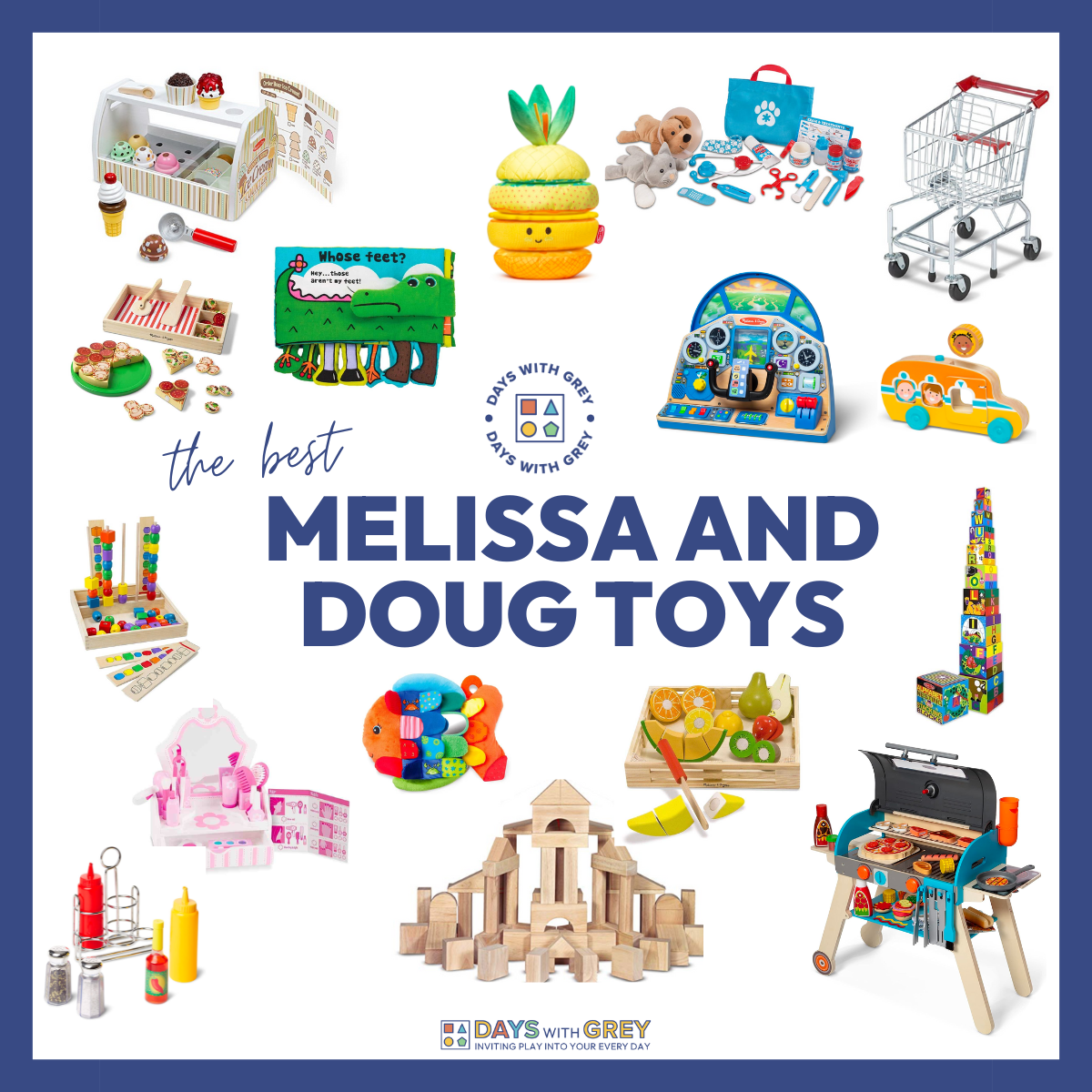 Melissa and Doug Toys for Kids - Days With Grey