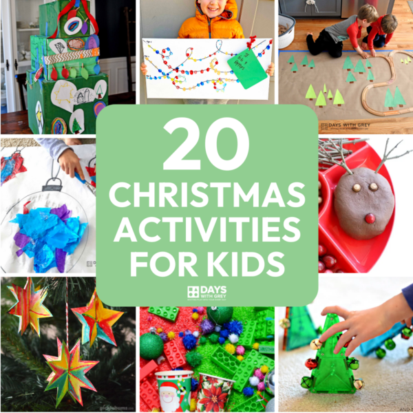 20 Fun Christmas Activities for Kids this Holiday - Days With Grey