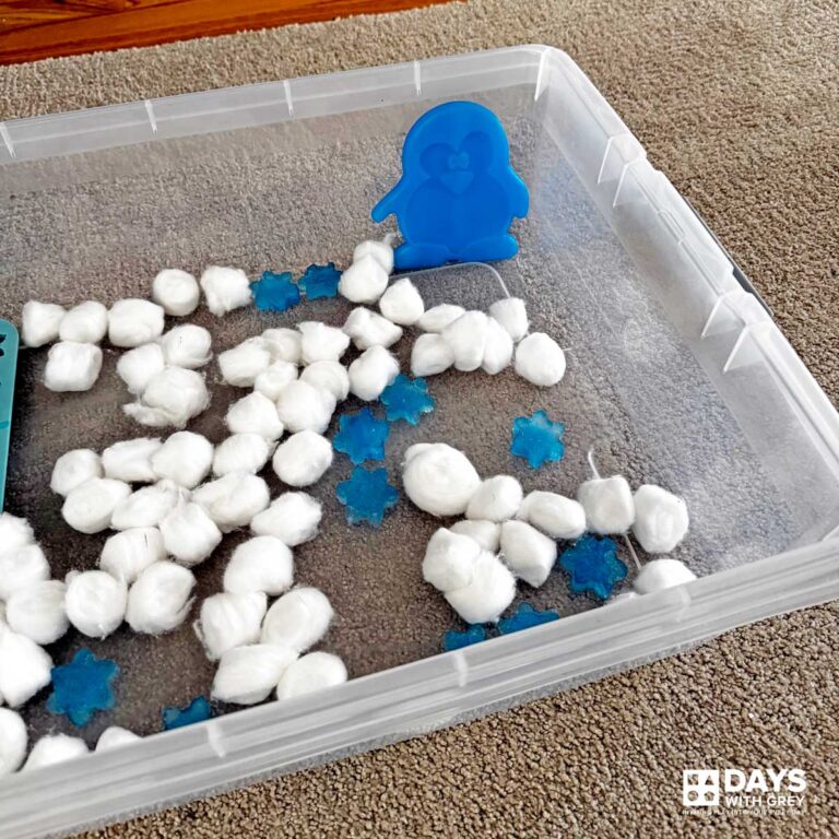 13 Fun Winter Sensory Ideas and Activities for Play - Days With Grey
