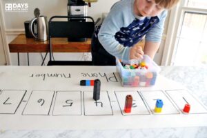 How to Teach Your Preschooler their Phone Number - Days With Grey