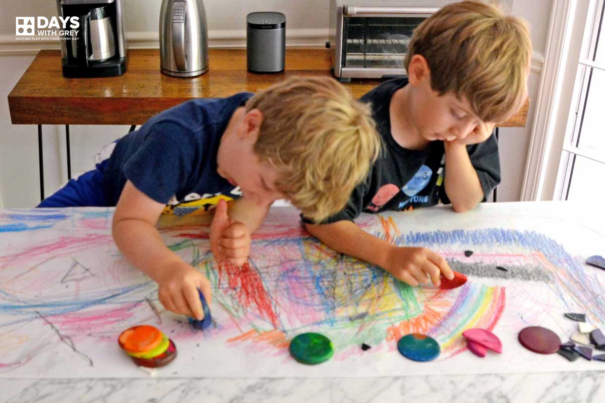 How to Make DIY Crayons with Kids (The Easy Way!) - Days With Grey